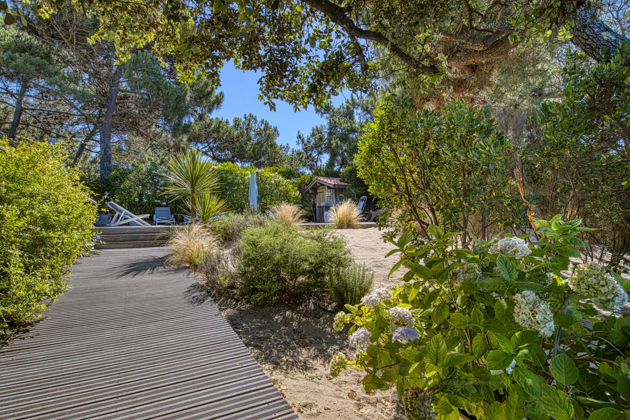Location Cap Ferret Villa Fleurs des Sables - Agence Immo Presqu’Ile